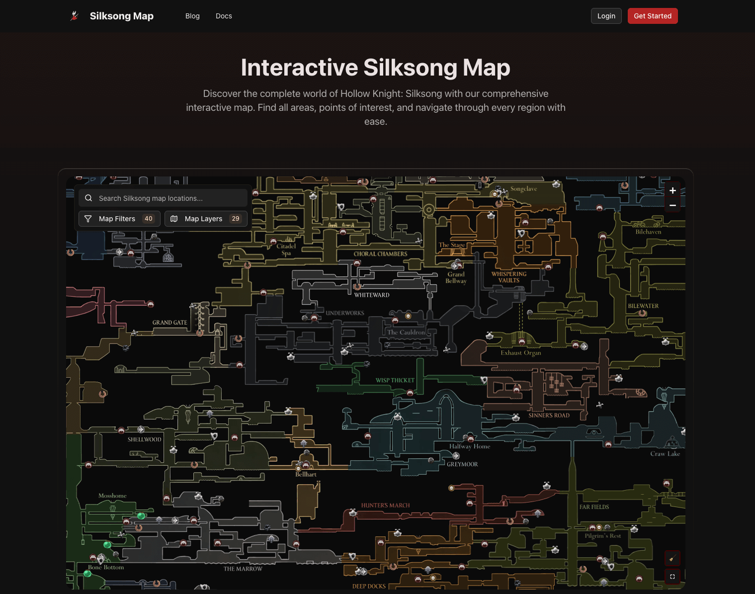Getting Started | Silksong Map – Hollow Knight: Silksong Interactive Map